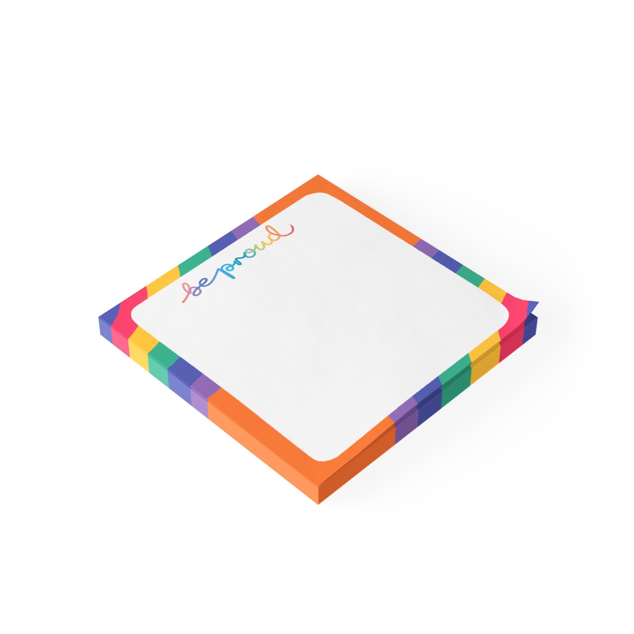 Rainbow LGBTQ Pride Post-it Note Pads, Sticky Notes, Personalized ...