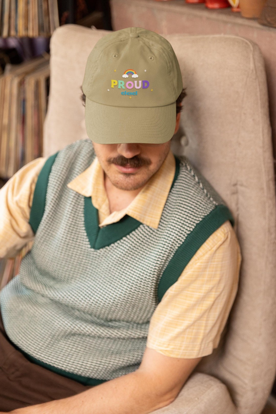 Pride Dad Cap, Proud Dad LGBTQ Pride Hat for Fathers - Ideal Father's ...