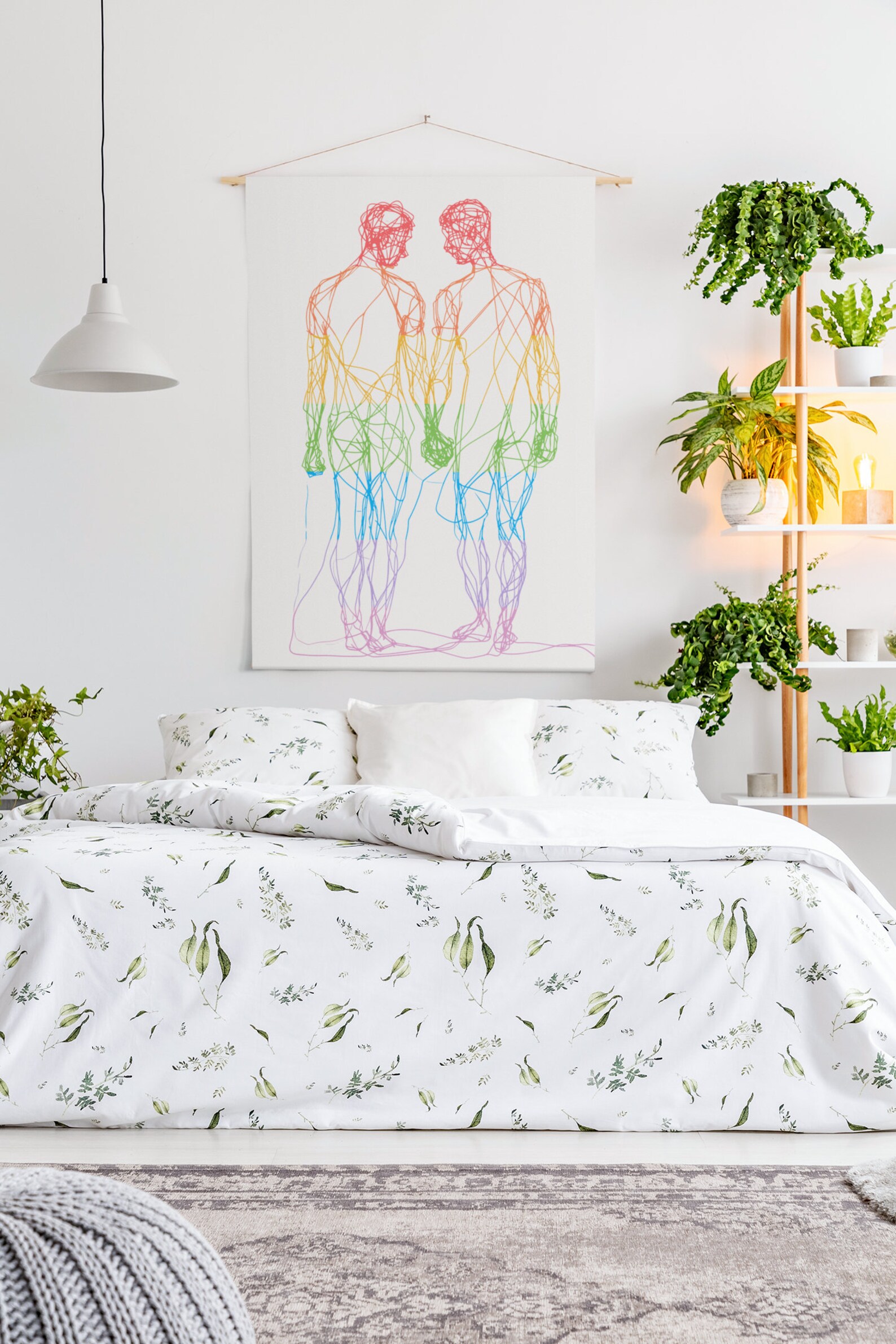 Unity in Diversity, Gay Pride, Expressionist Art, Vibrant Poster, Matte ...