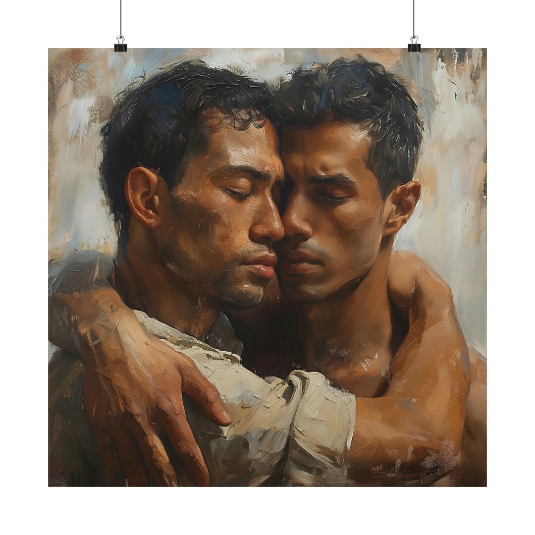 Gay Pride Poster, Gay Lgbtqai Poster, Matte Vertical Poster, Colorful ...