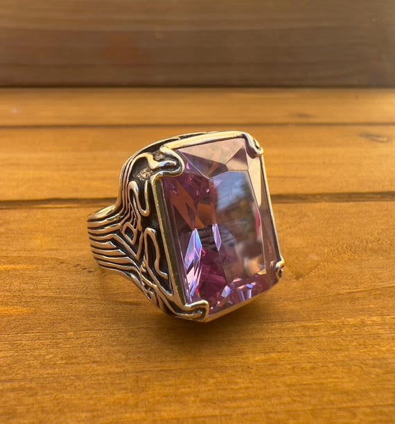 Silpada Lavender Fields Sterling Silver Large Amethys… - Gem