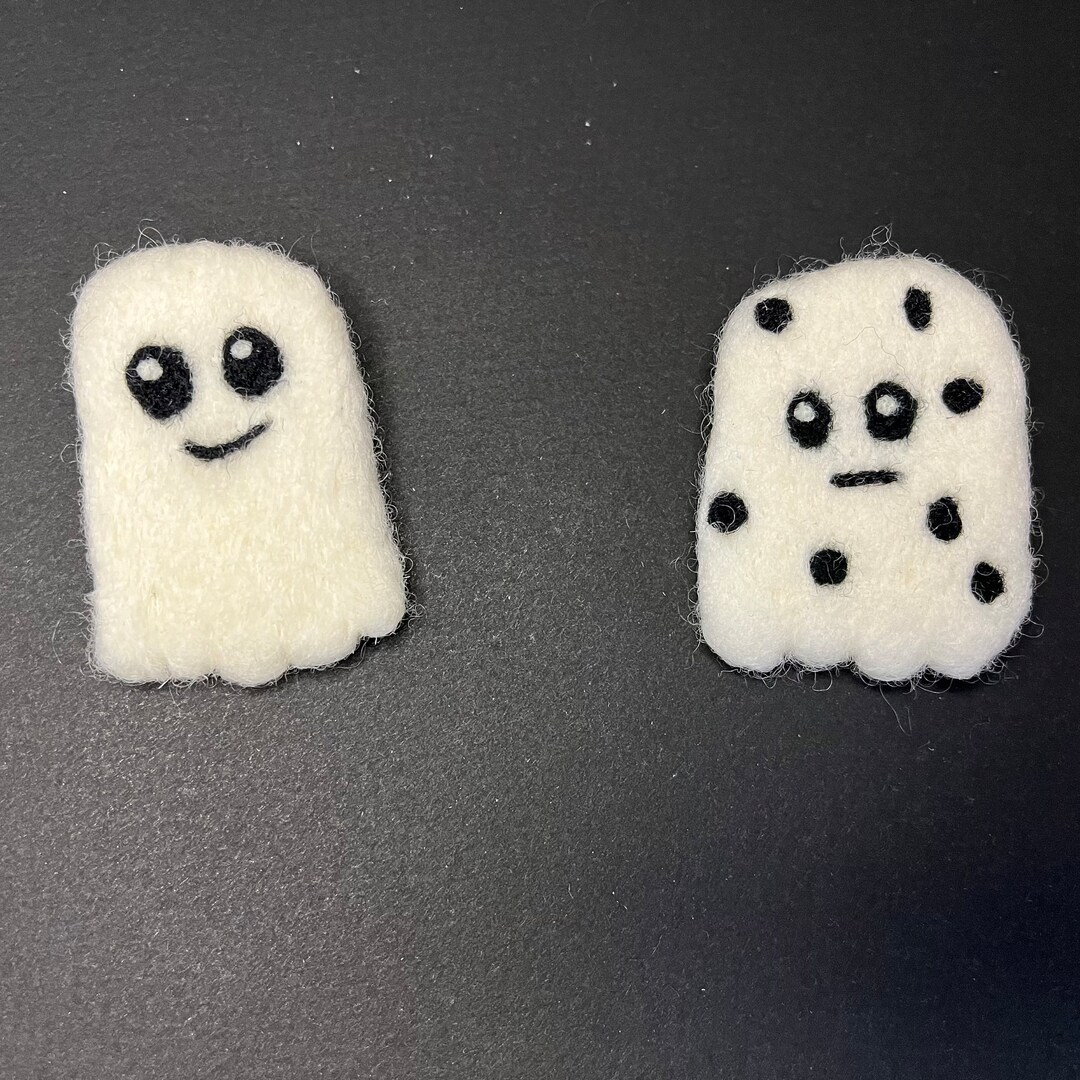 Happy Pair of Ghost Pins - Etsy