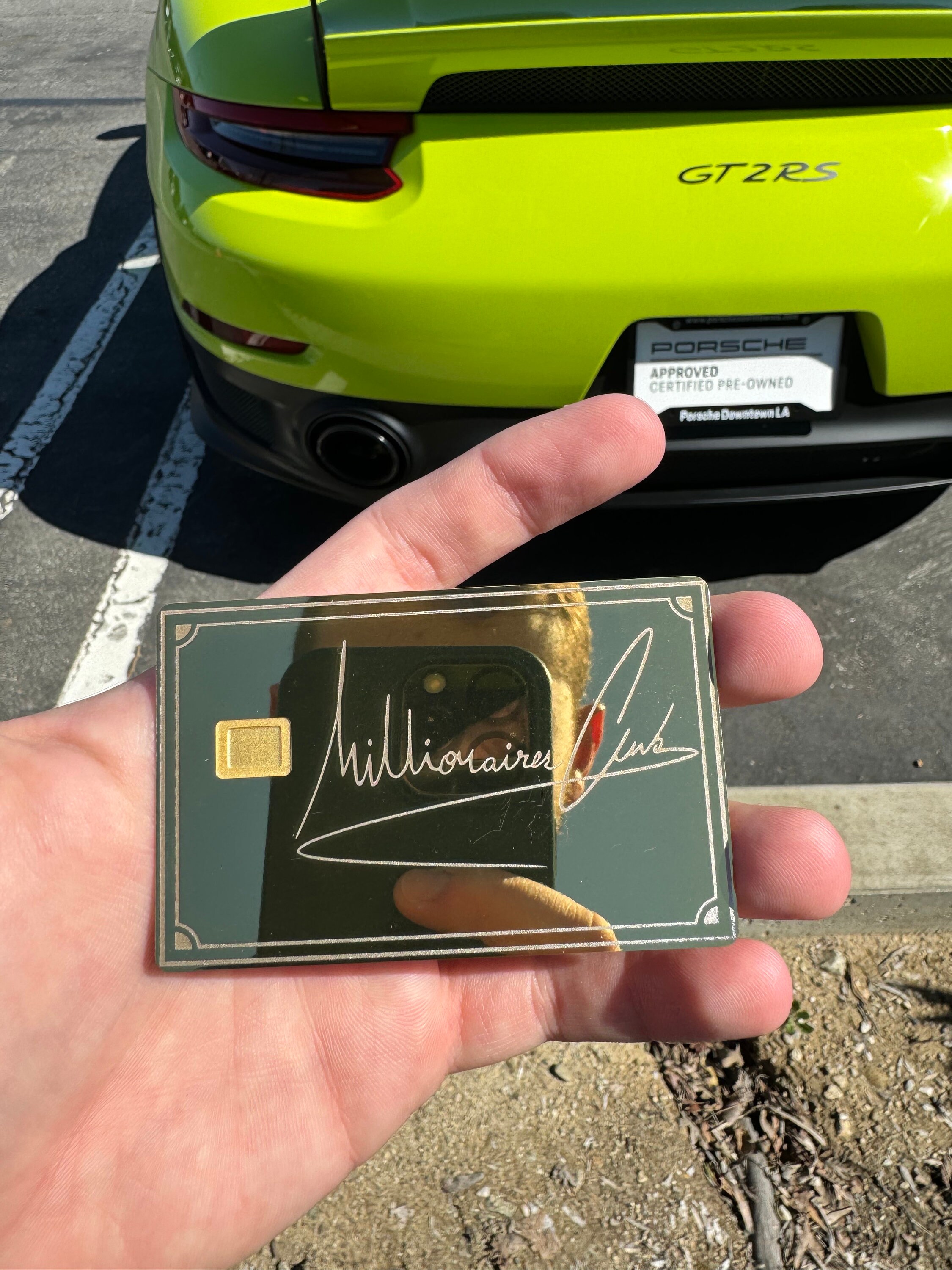 Millionaires Club Gold Custom METAL Credit Card Convert Plastic Card to ...