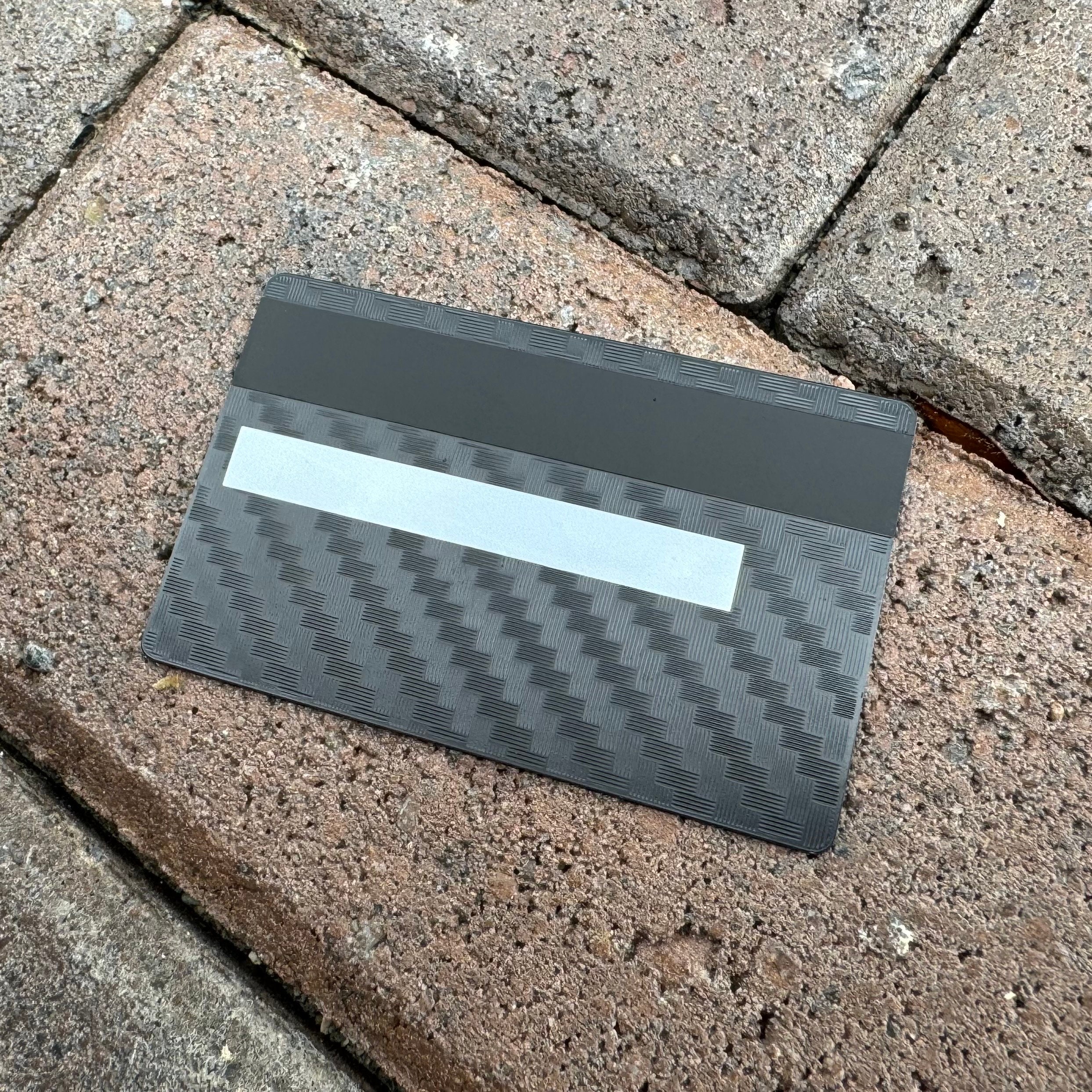 Heavy ATM Card W/magnetic Strip EMV Chip Carbon Fiber Great Look Metal ...