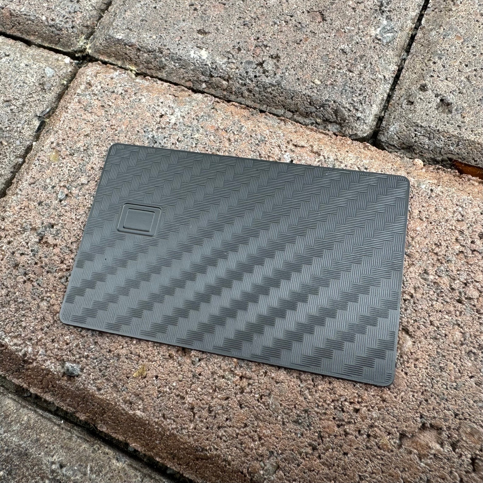 Heavy ATM Card W/magnetic Strip EMV Chip Carbon Fiber Great Look Metal ...