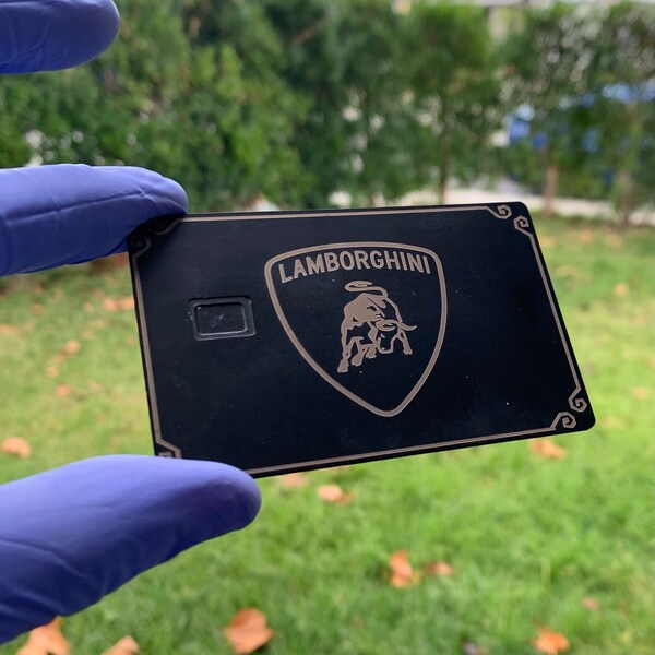 Laser Engraved Metal Business Cards - Etsy