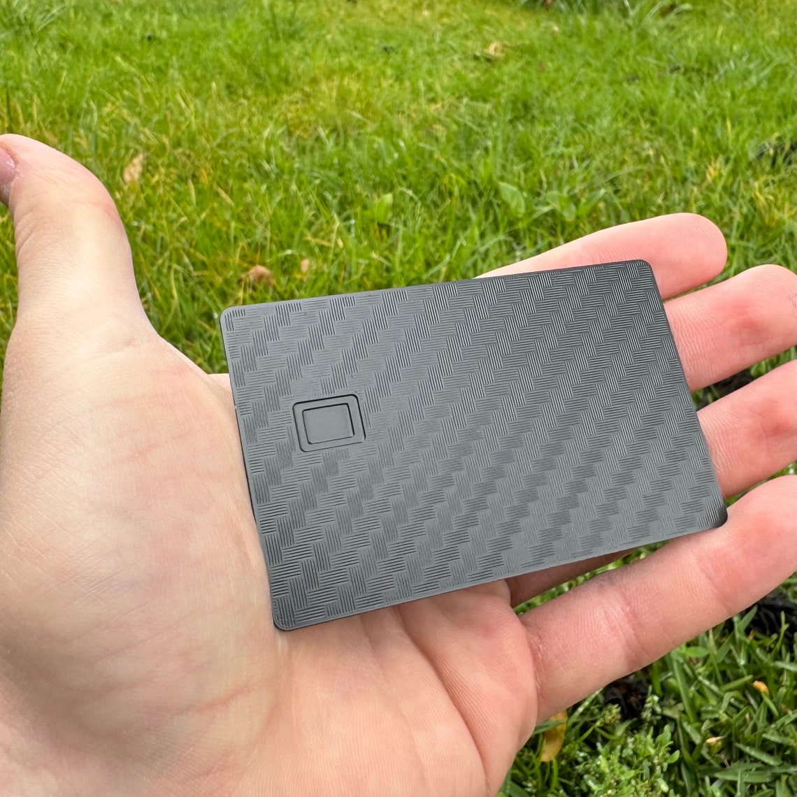 Heavy ATM Card W/magnetic Strip EMV Chip Carbon Fiber Great Look Metal ...
