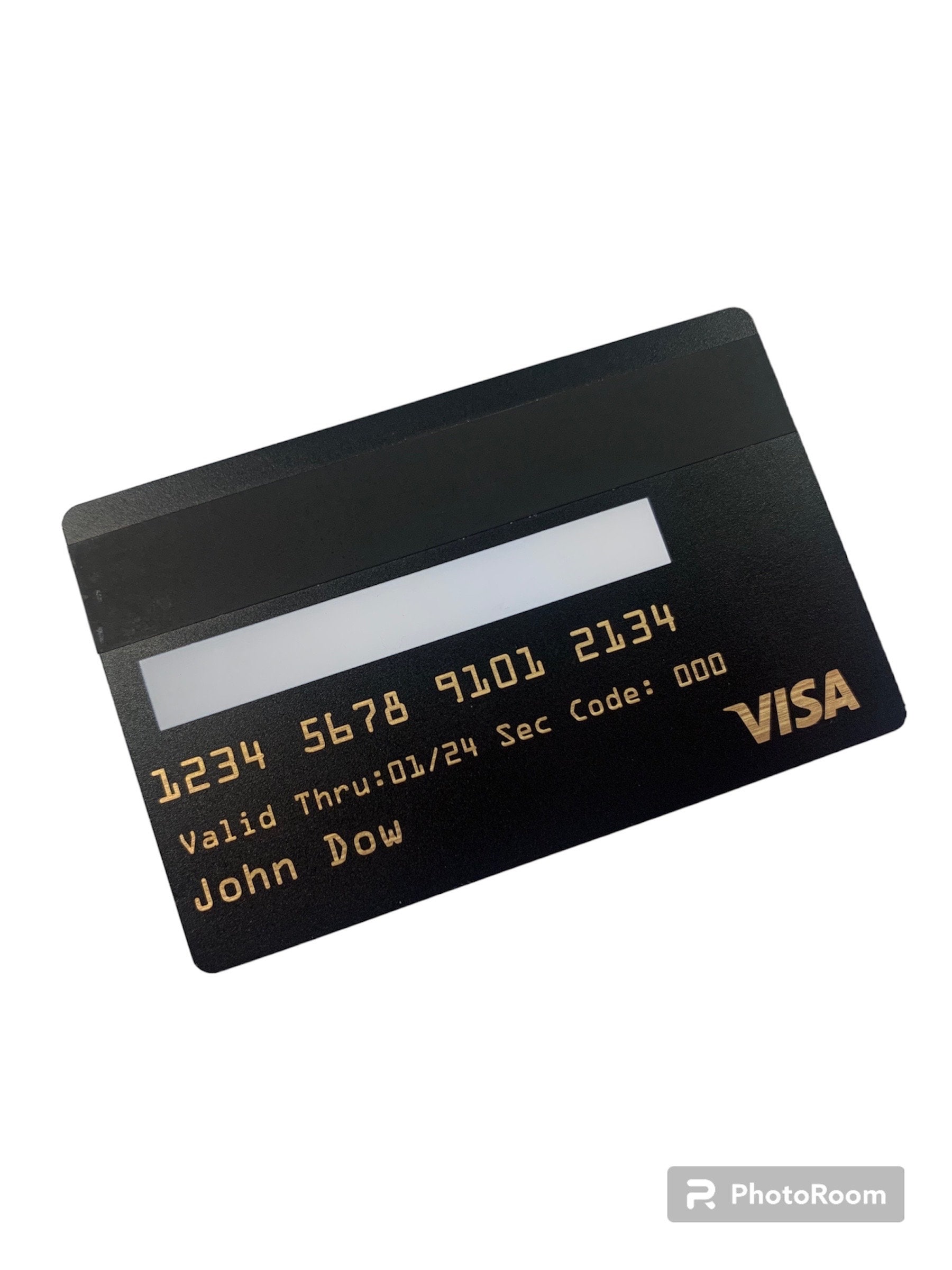 Blank Metal Debit Credit Card Chip Magnetic Stripe Gold or Stainless ...