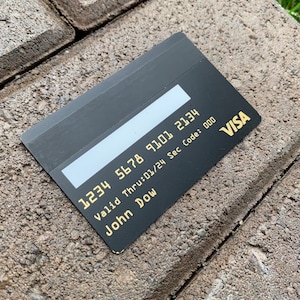 Convert Your Plastic Credit Debit Card to Metal Today Metal Credit Card ...