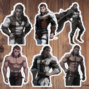 Gale Wizard Waterdeep BG3 High Quality, Glossy Finish Vinyl Sticker ...