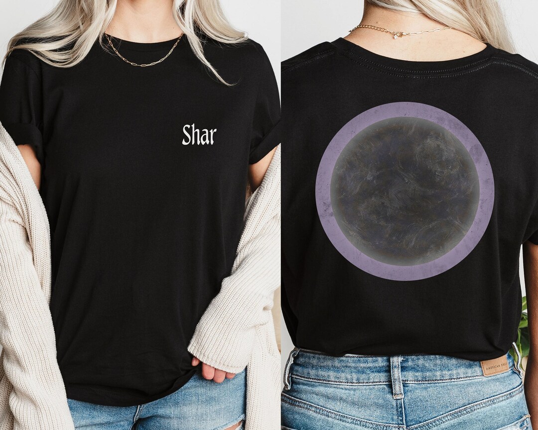 Shadowy Goddess Shar T-shirt | Unisex Shirt | BG3 Fan Merch | Shar BG3 ...