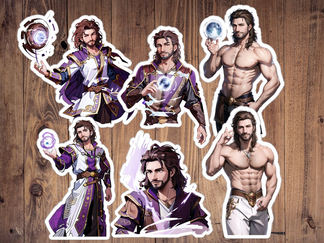 Gale Wizard Waterdeep Bg3 High Quality Glossy Finish Vinyl Sticker Flexible Vinyl
