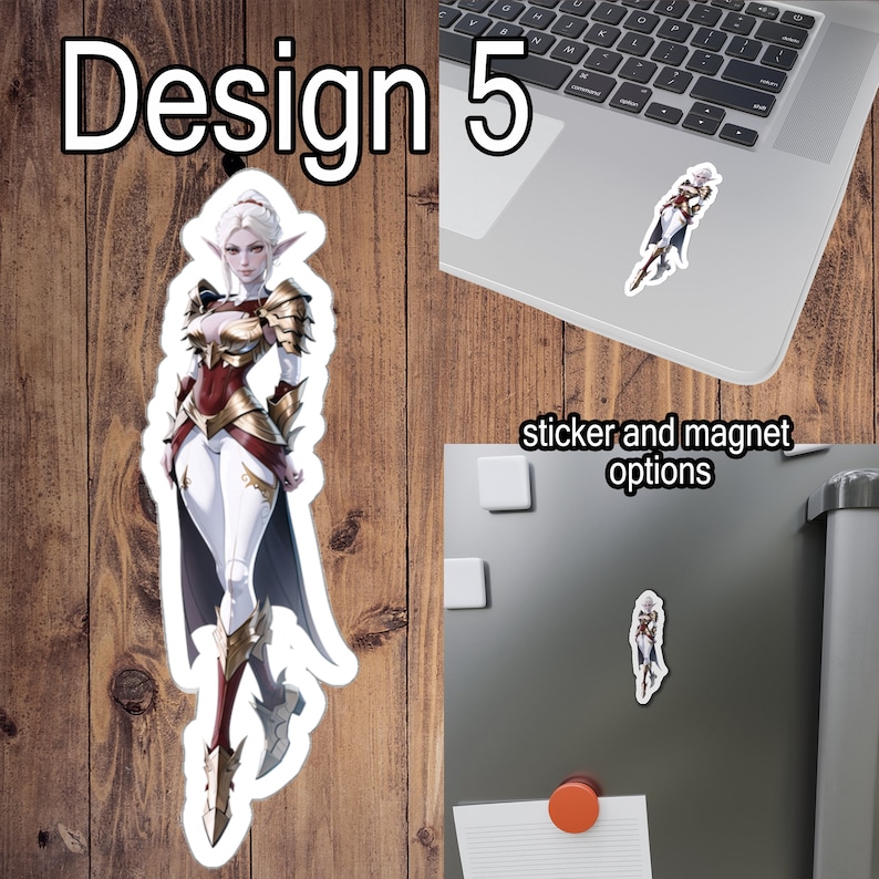 Minthara BG3 Glossy Finish Vinyl Sticker Flexible Vinyl Magnet Fan Art ...