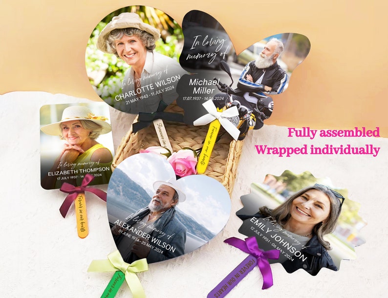 Funeral Program Memorial Service Fans Church Fans Printable Order of ...