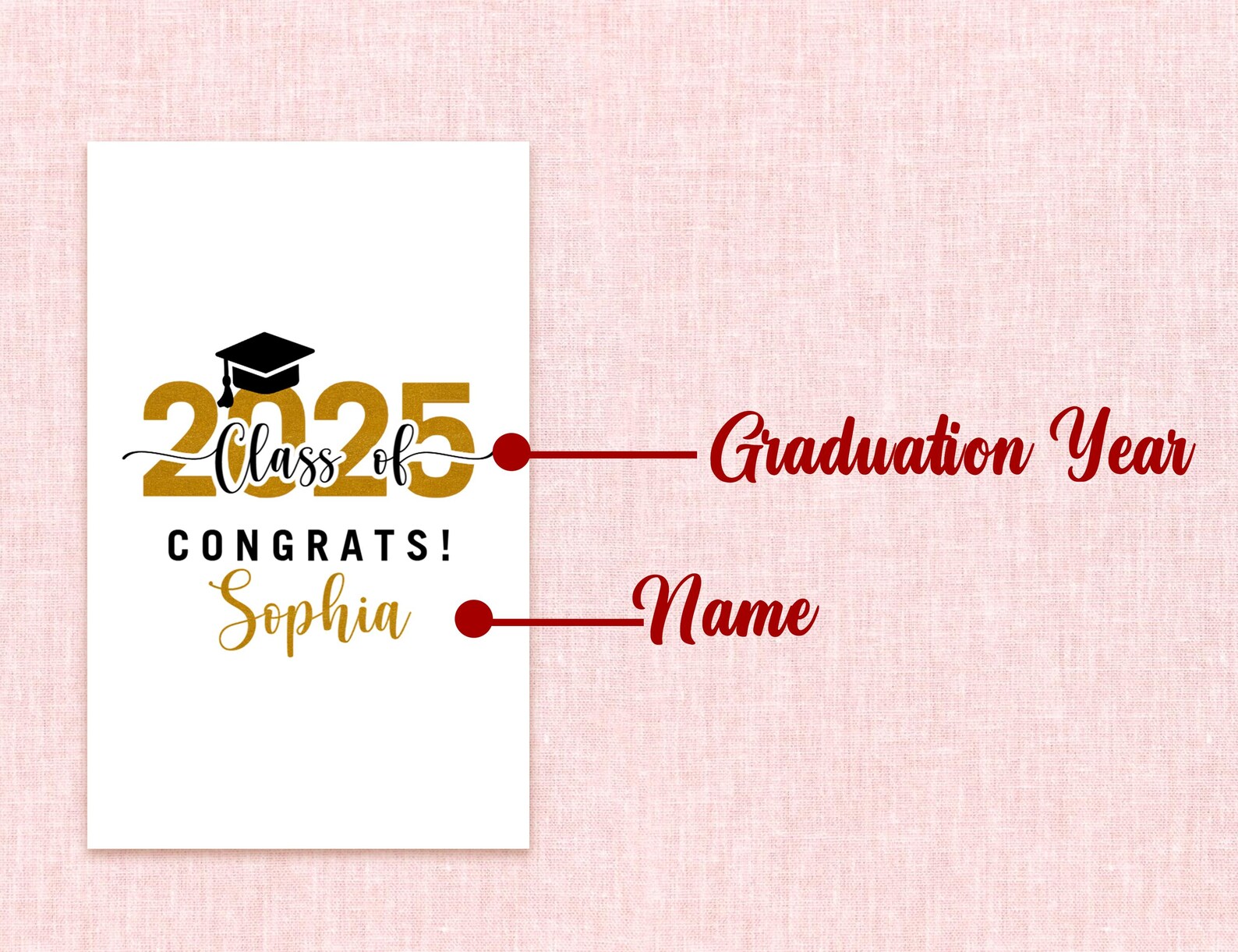 Congrats Grad Custom Graduation Frosted Cups/grad Party Drink Cup ...