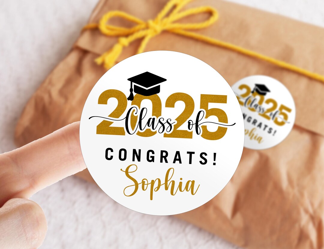 Class of 2025 Graduation Custom Stickers/graduation Envelope Seal ...