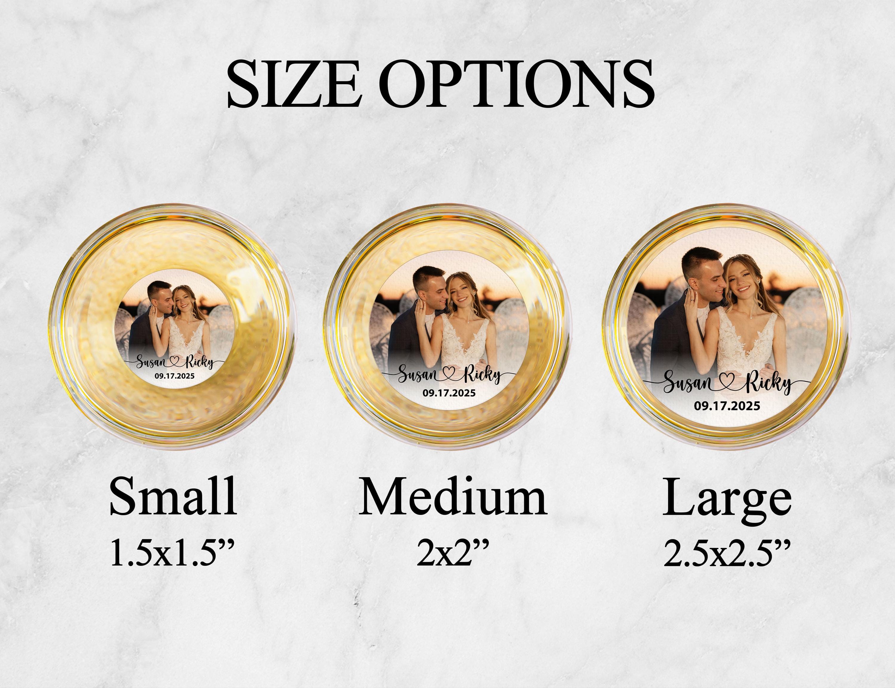 EDIBLE Cocktail Topper/custom Photo Wedding Drink Topper/wedding ...