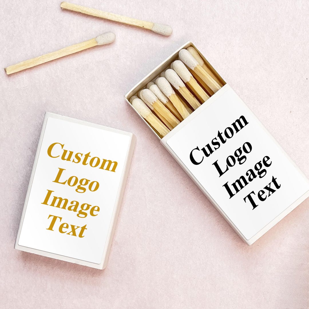 Personalized Business Gifts, Logo Match Boxes, Custom Matchboxes ...