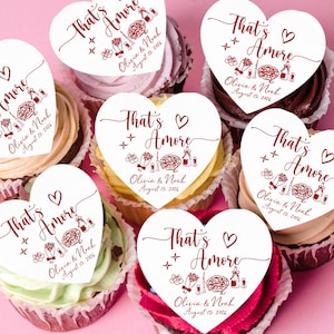 That's Amore Edible Wedding Cake Toppers/custom Bridal Shower Cocktail ...