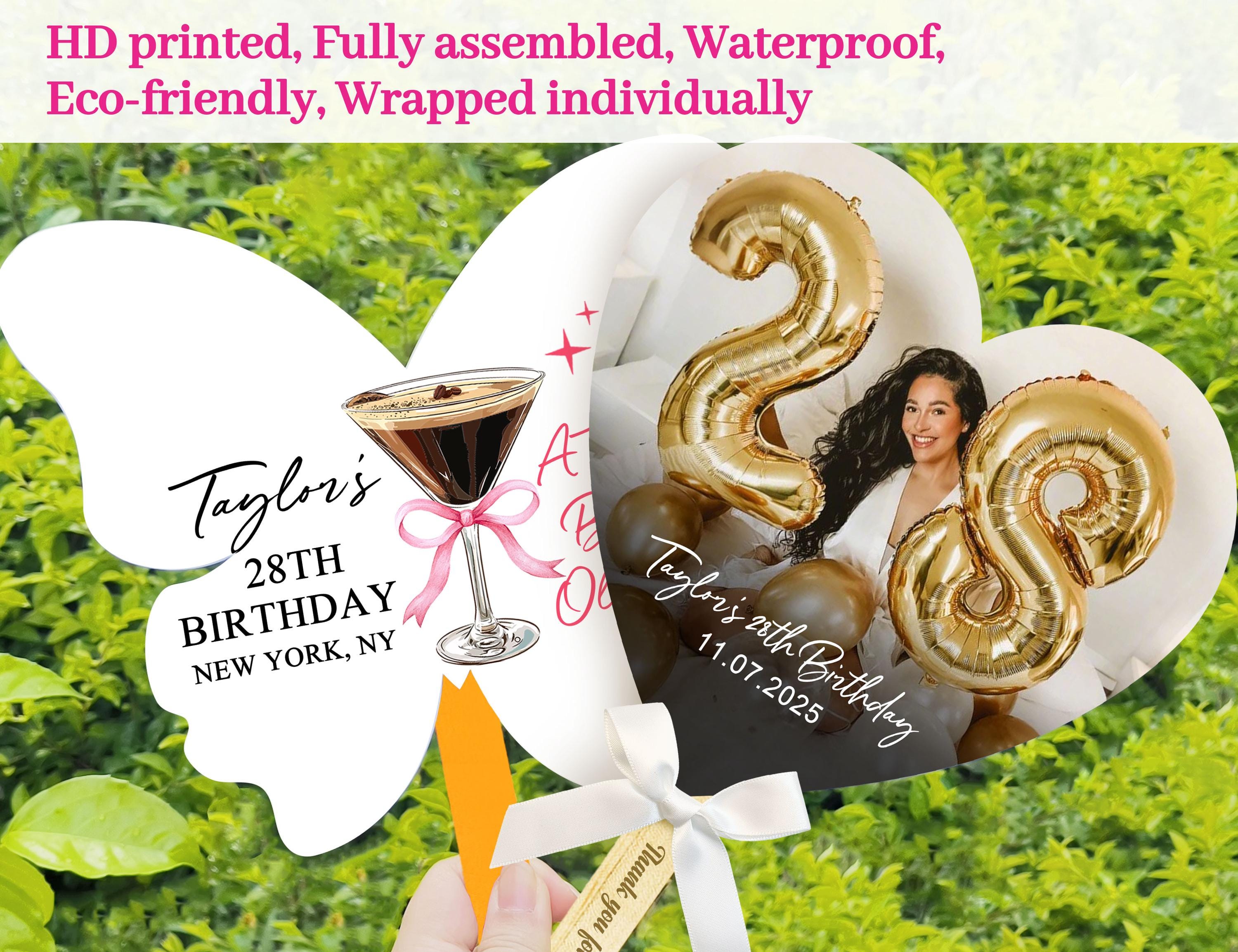 A Tini Bit Older Birthday Photo Fans, Espresso Martini Themed Birthday ...