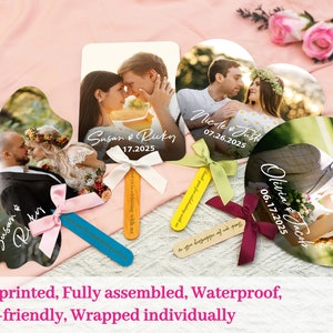 Wedding Timeline Photo Program Fans With Bowtie Assembled Beach Wedding ...