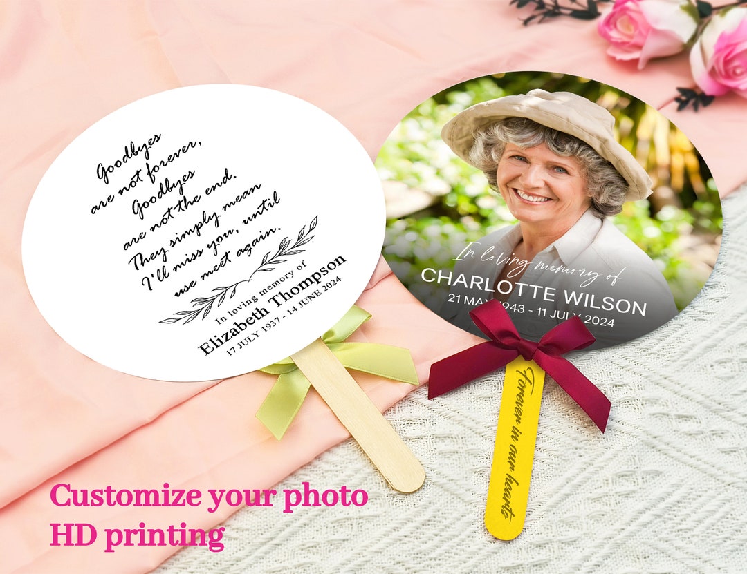 Funeral Program Memorial Service Fans Church Fans Printable Order of ...