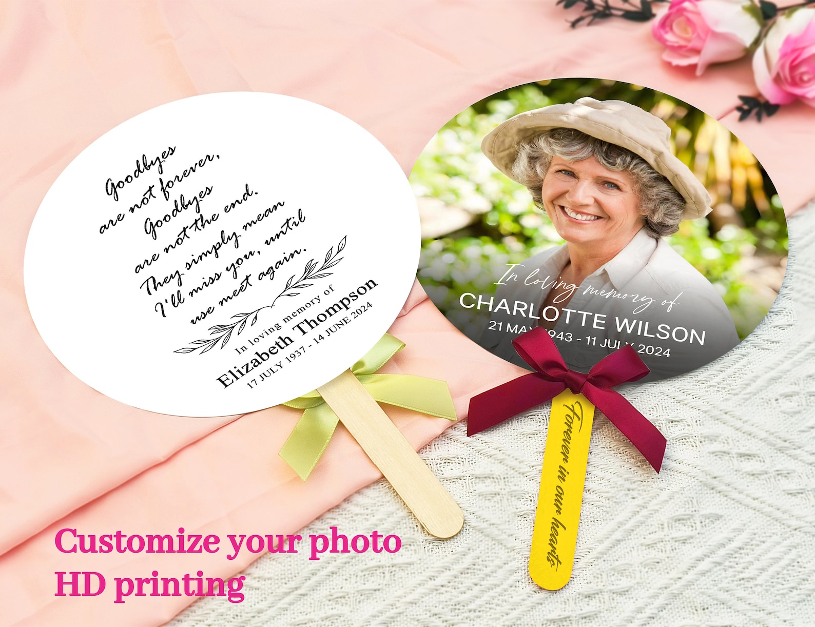 Funeral Program Memorial Service Fans Church Fans Printable Order of ...