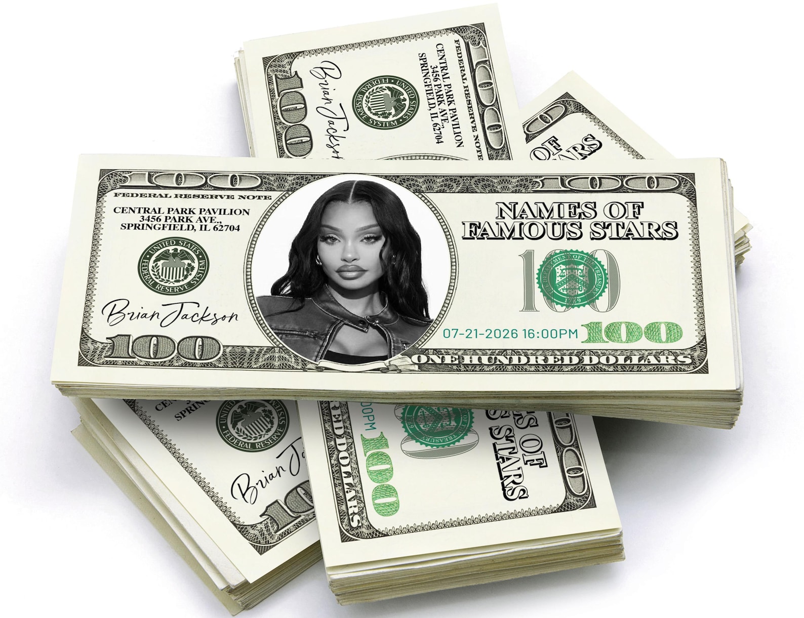Personalized Dollar Bill/picture on Dollar/custom Dollar Bill for ...
