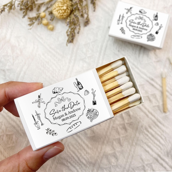 Match Box Wedding Favors - Etsy