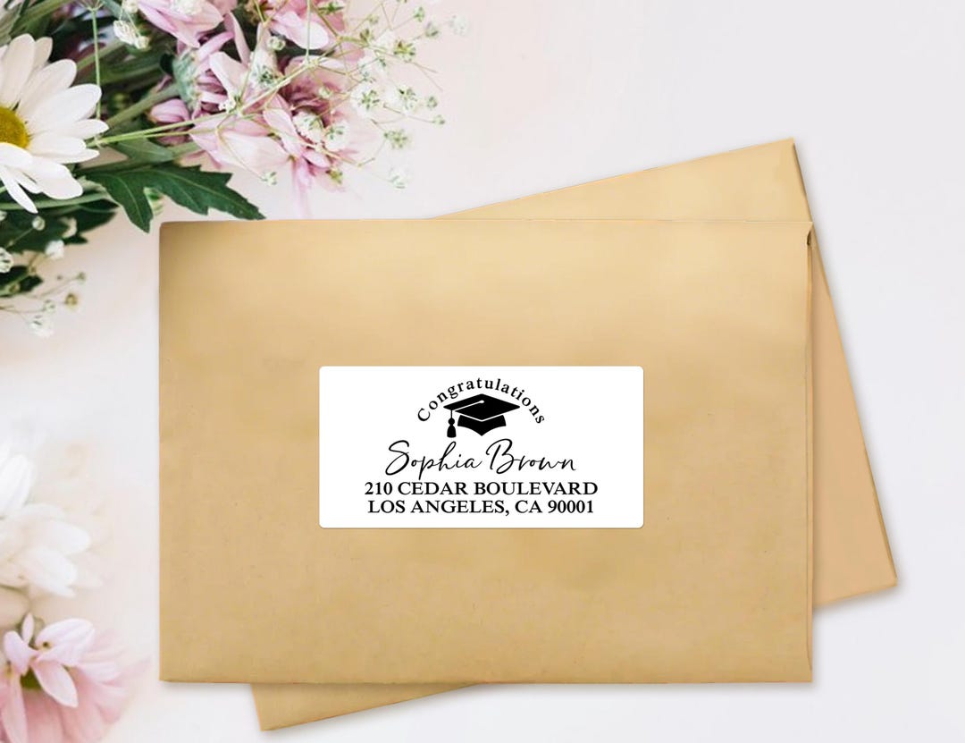 Graduation Guest Address Labels/2025 Graduation Address Labels ...