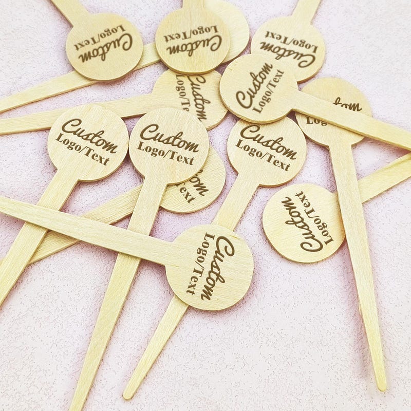 Floral Logo Picks - Etsy