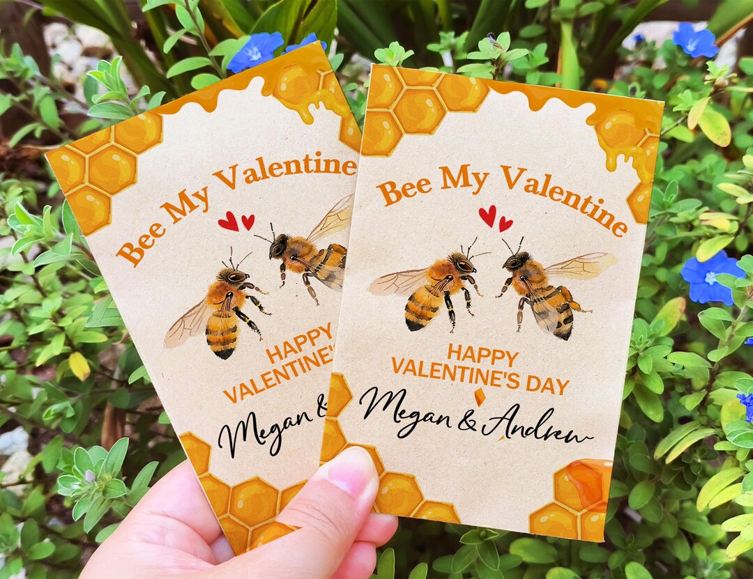 Personalized Wildflower Seed Packet for Wedding/bee My Valentine Seed ...