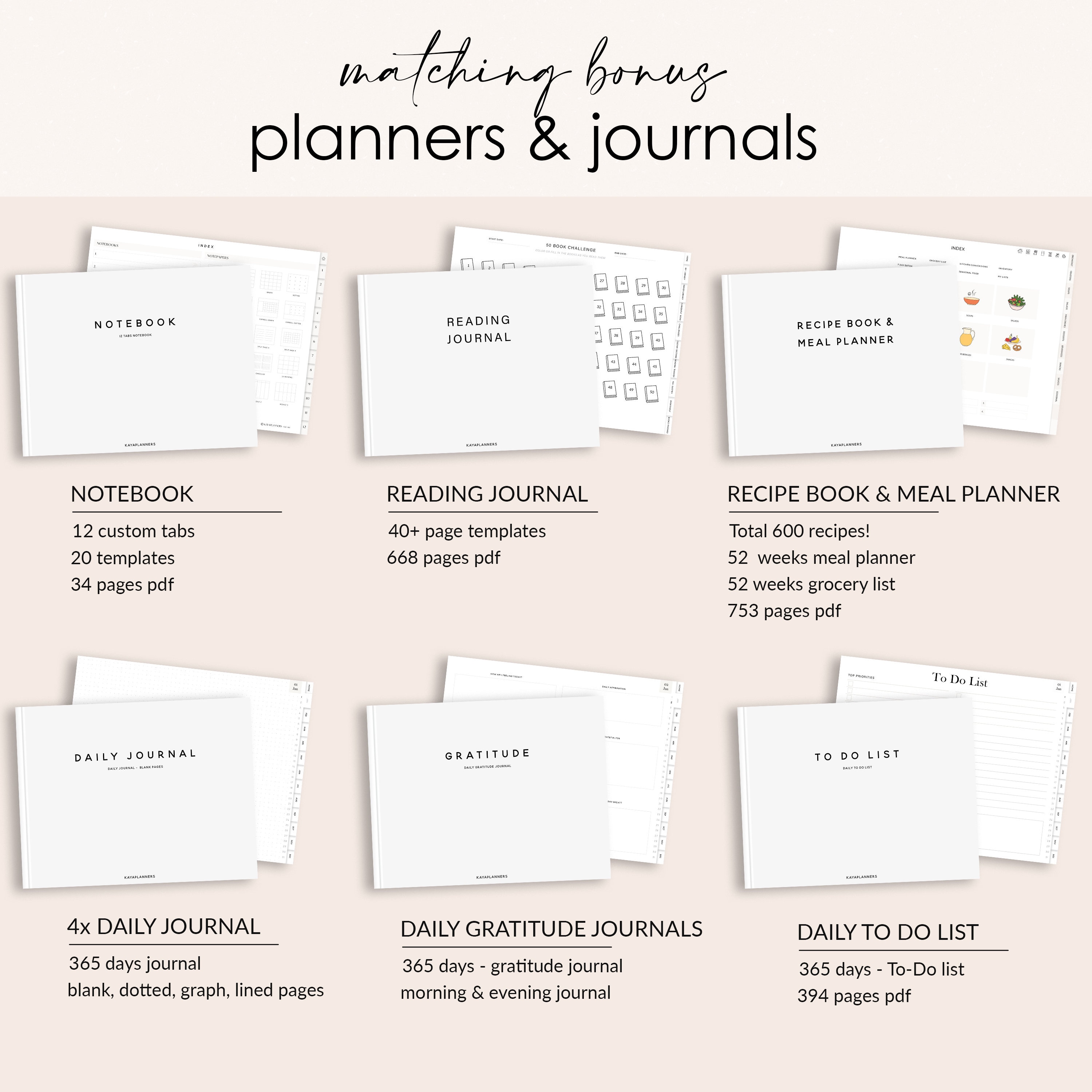 Digital Planner 2024 2025 Minimalist Digital Planner Ipad Planner