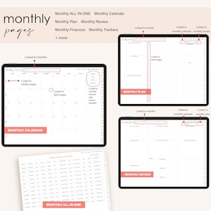 Digital Planner Bundle 2024, 2025, Minimalist Digital Planner, iPad ...