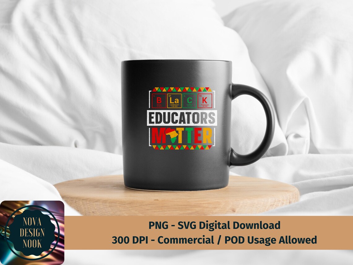 Black Educators Matter PNG | Black Teachers PNG | Black Educator PNG ...