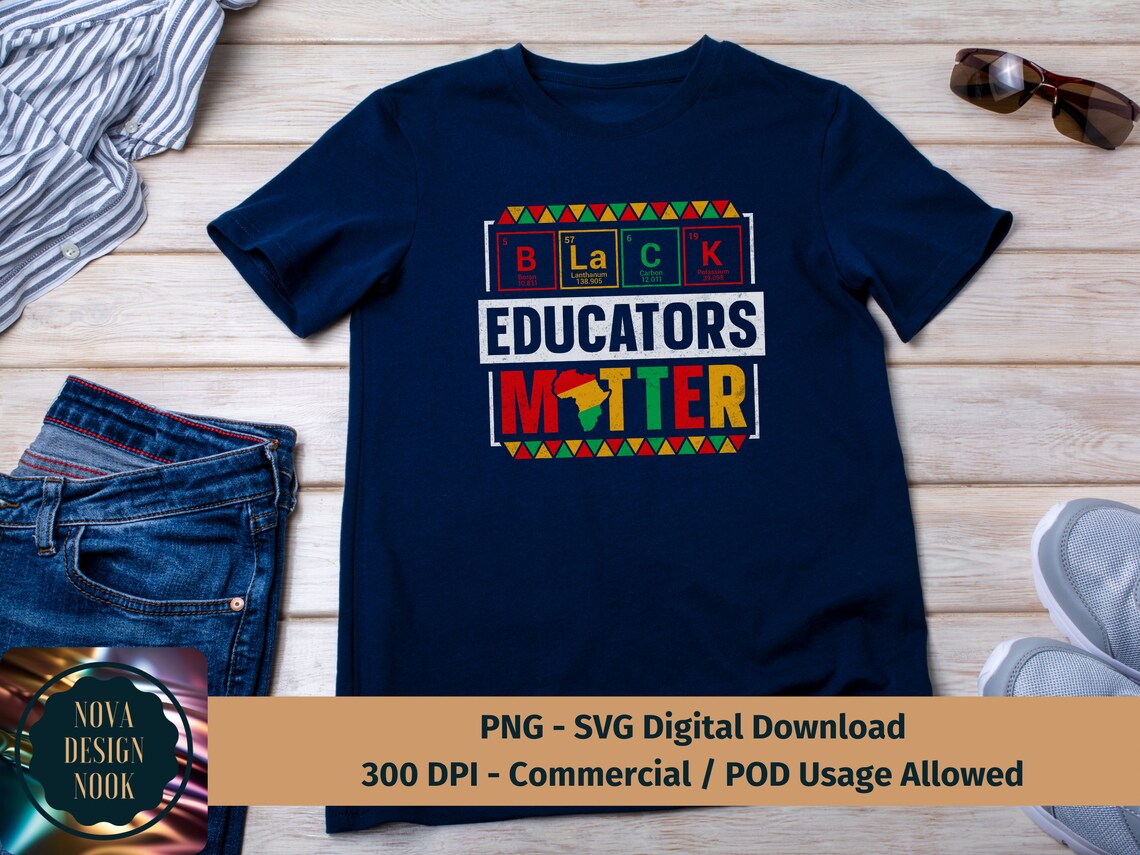 Black Educators Matter PNG | Black Teachers PNG | Black Educator PNG ...