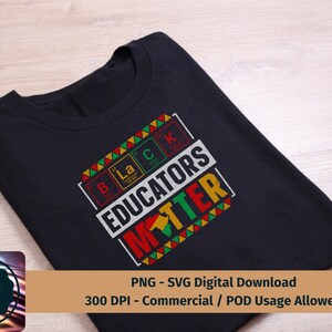 Black Educators Matter PNG | Black Teachers PNG | Black Educator PNG ...