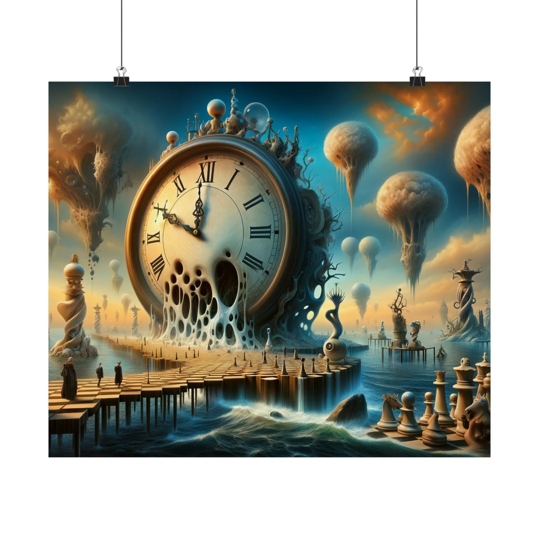 Dali Dreamscape: Surrealistic Wonders Matte Poster - Etsy