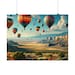 Albuquerque Skies: Hot Air Balloon Fiesta Matte Poster - Etsy