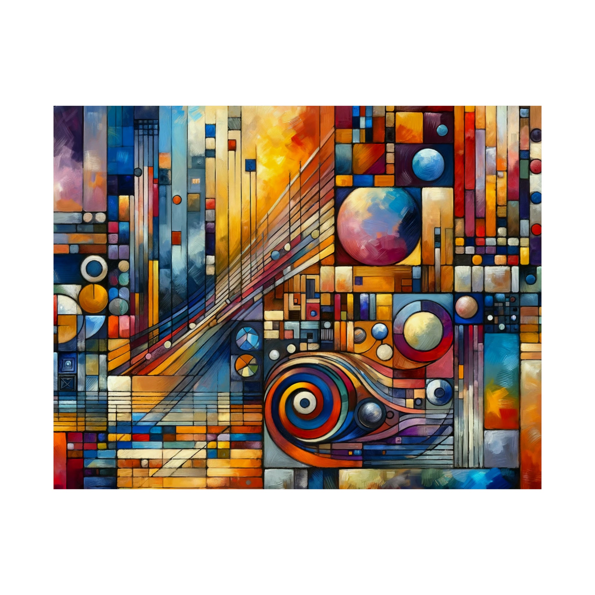 Harmonic Abstraction: Kandinsky-inspired Art Matte Poster - Etsy