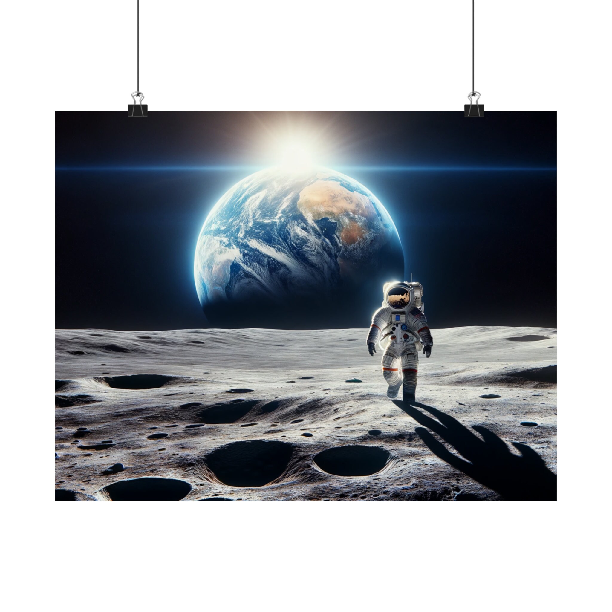Lunar Walk: Apollo's Odyssey Matte Poster - Etsy