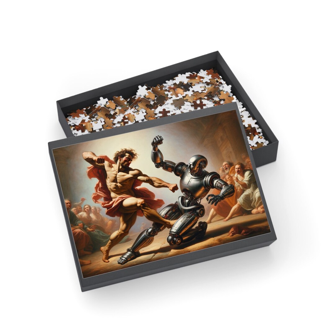 Baroque Conflict: Man Vs. A.I. Rubens-inspired Puzzle 1000 - Etsy