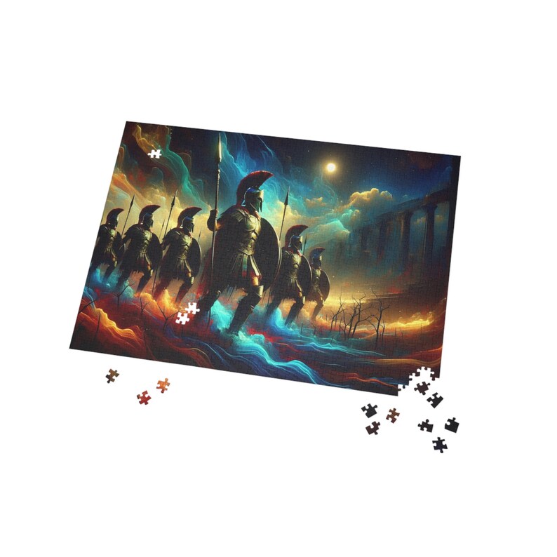 Spartan Crypteia Elite Warriors Art Puzzle Collection - Etsy