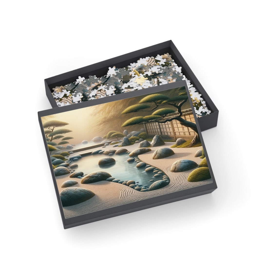 Zen Serenity: Garden of Tranquility 1000-piece Puzzle - Etsy