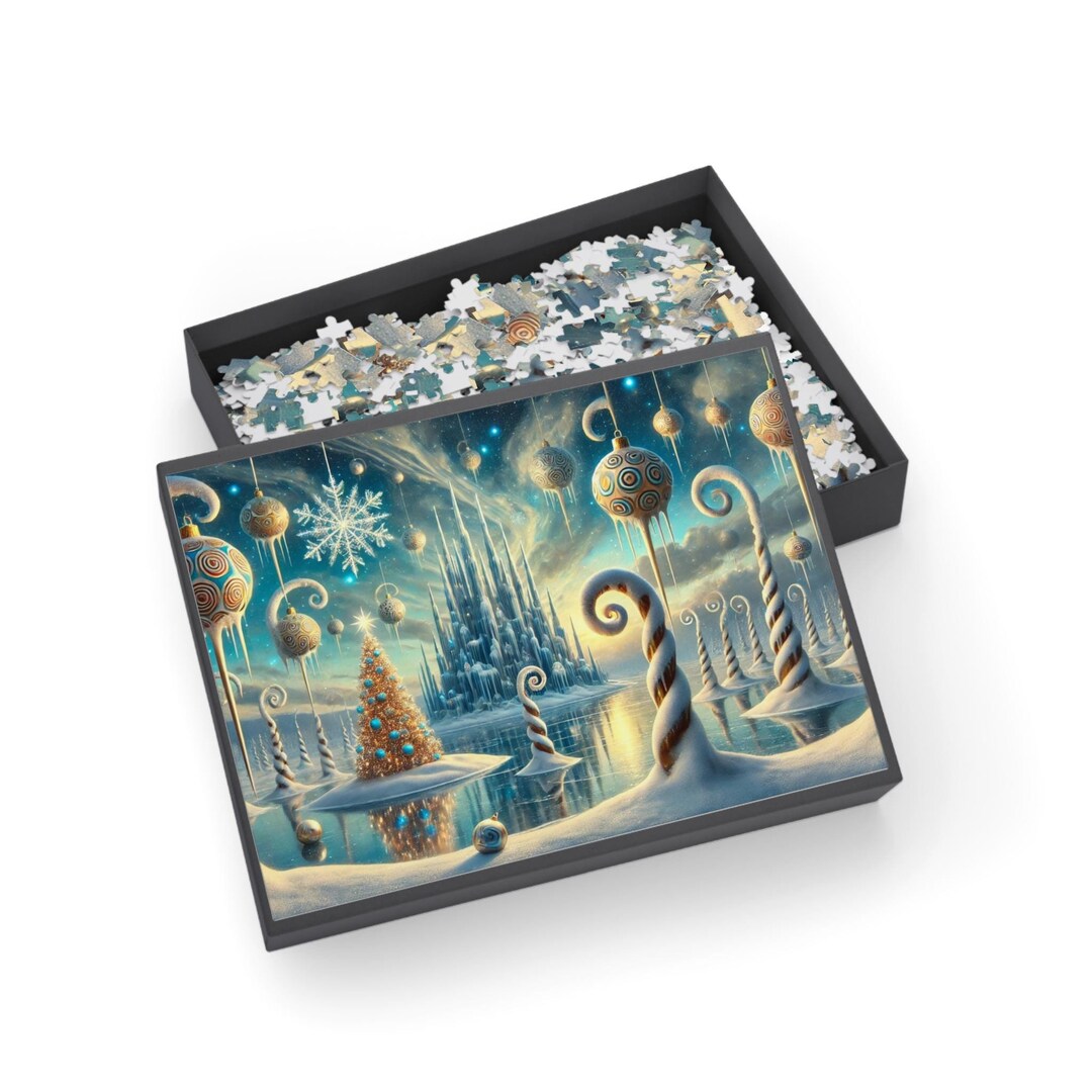 Surreal Winter Wonderland Puzzle Salvador Dalí-inspired 96, 252, 500 ...
