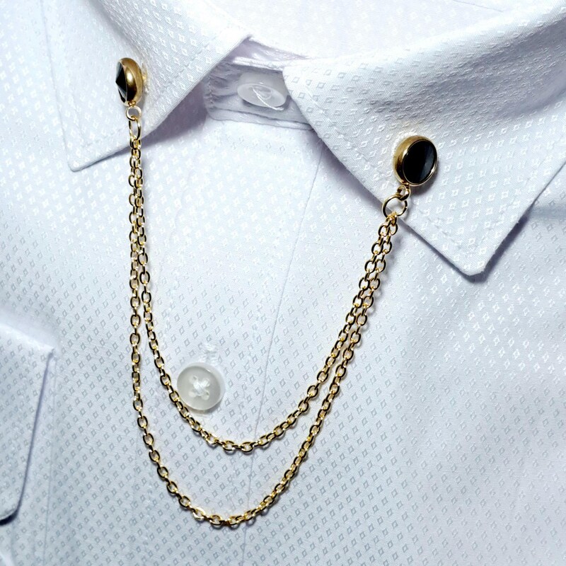 Collar Pin Chain - Etsy