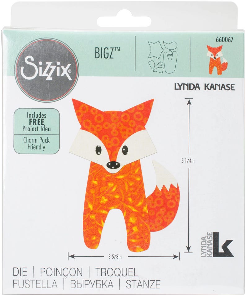 Sizzix Bigz Dies Fabi Edition Fox - Etsy
