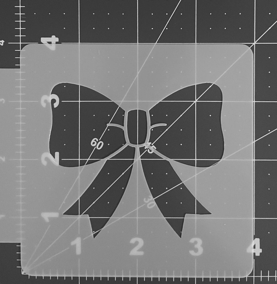 Bow Stencil - Etsy