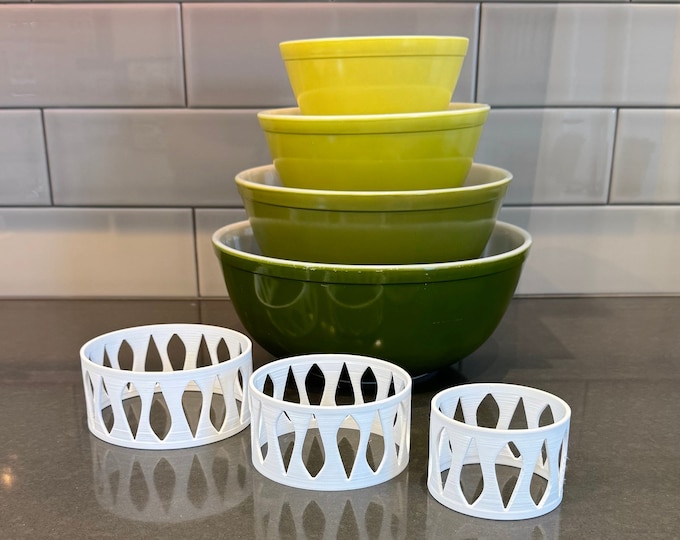 Set of 3 Pyrex Mixing Cinderella Bowl Display Stands 3D Printed - Etsy