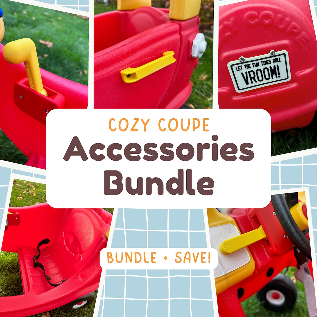 Cozy Coupe Accessories Bundle Compatible Seat Belt, Shifter Knob ...